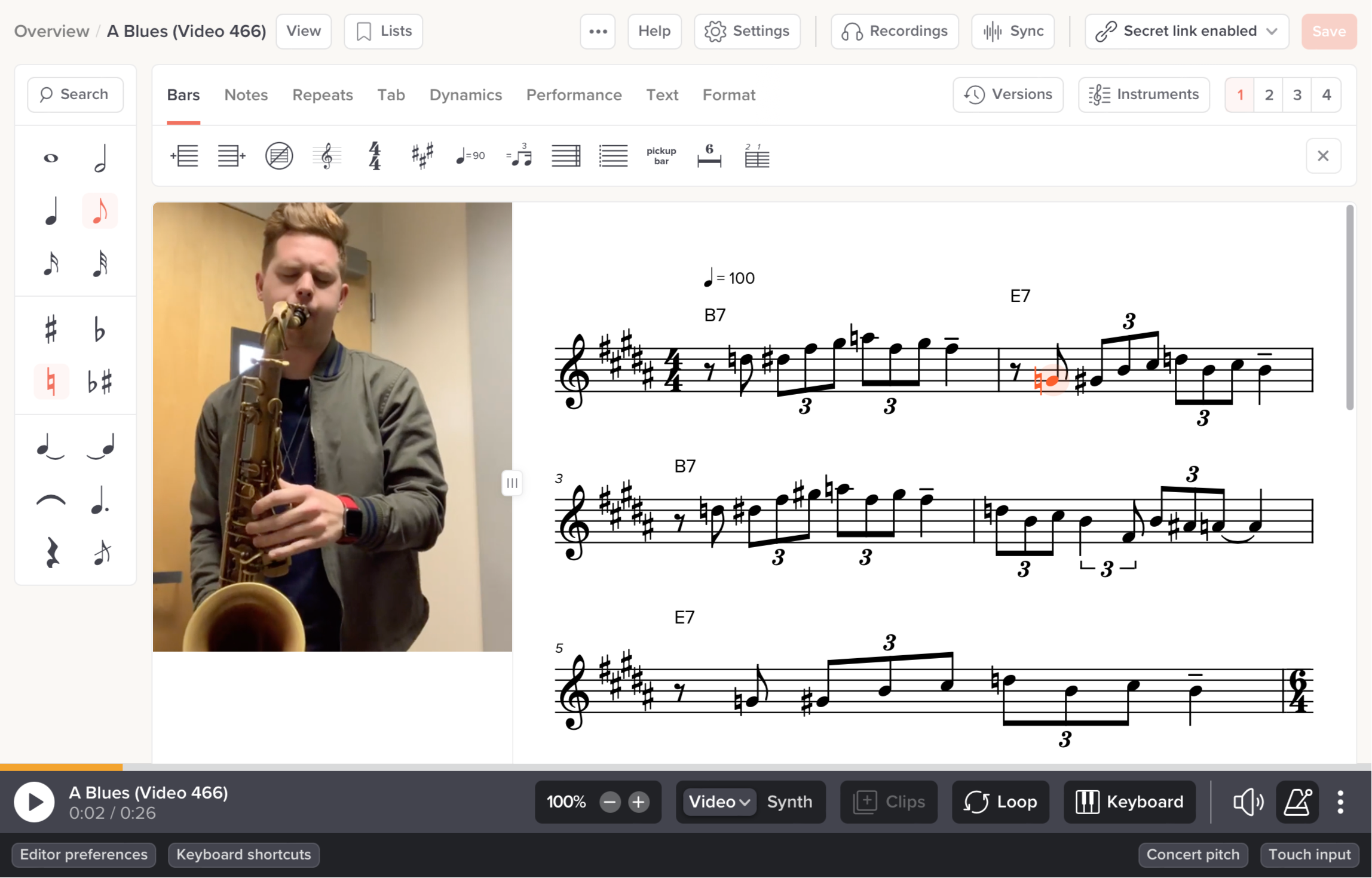 Soundslice | Create living sheet music